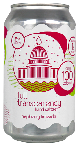 Full Transparency Raspberry Lime Hard Seltzer 6 pack – Wagshal's